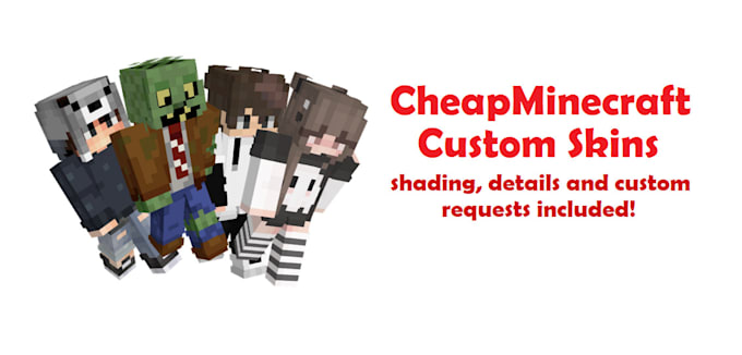 Make a custom minecraft skin by Xforis | Fiverr