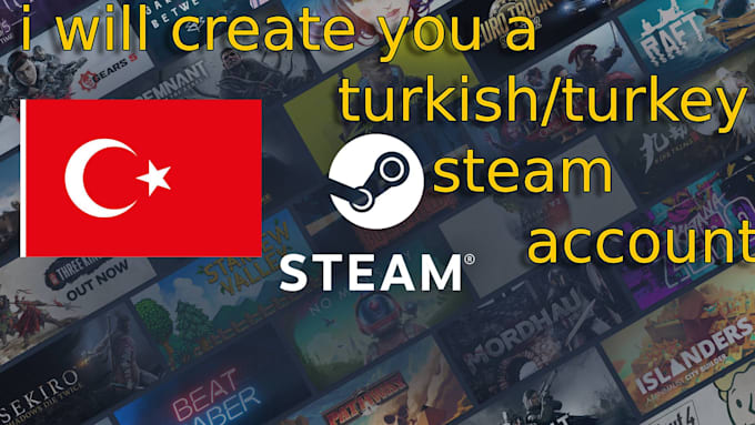 Create turkish steam account for you by Rikyartz | Fiverr