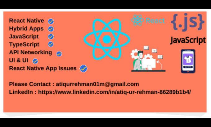 Create App In React Native Using Javasvript Typescript By Reacthybridapp Fiverr