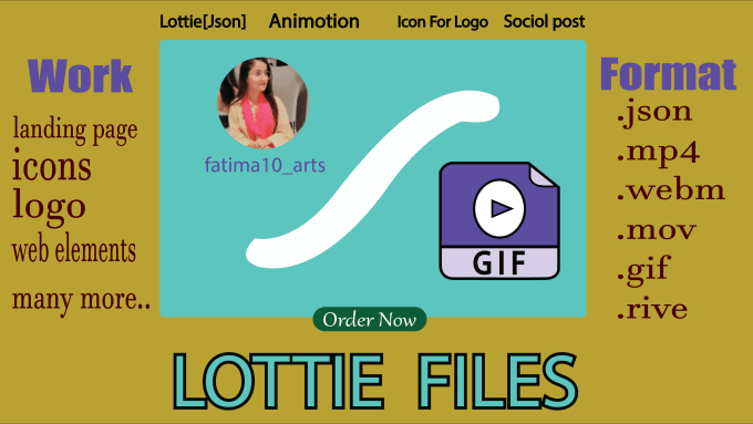 Create lottie animation json or svg and gif animation by Fatima10_arts ... Create lottie animation json or svg and gif animation by Fatima10_arts ...