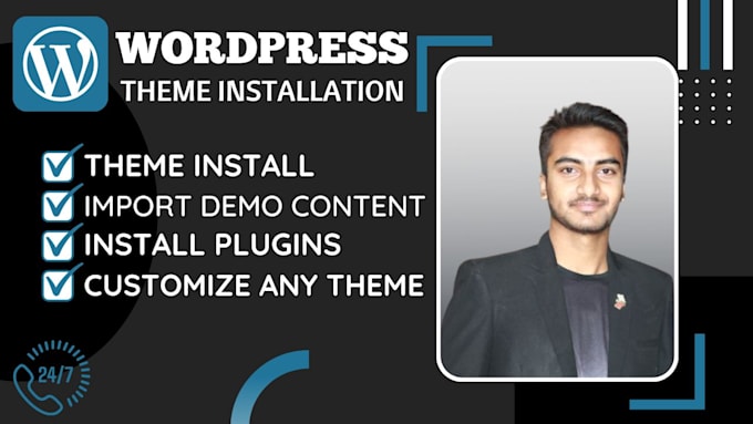 Install wordpress theme and customize any theme by Papon_web | Fiverr