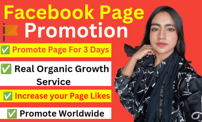 Do facebook page promotion and marketing for business grow by ...