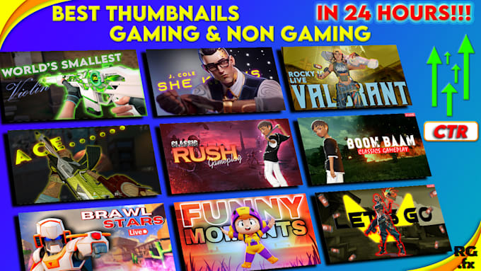 Design best premium quality youtube thumbnails by Rishig_gfx | Fiverr