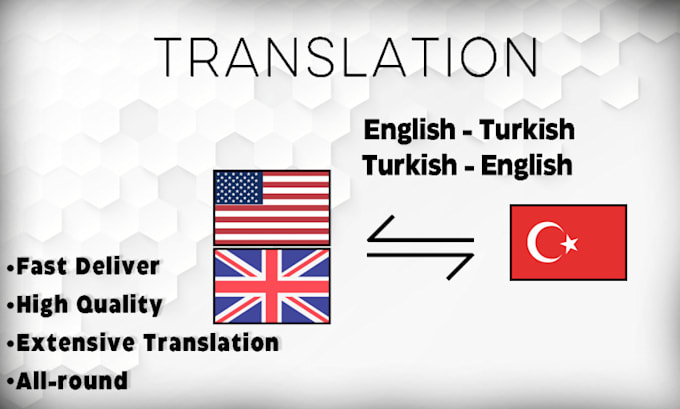 Translate english to turkish or turkish to english by Yubaymis | Fiverr