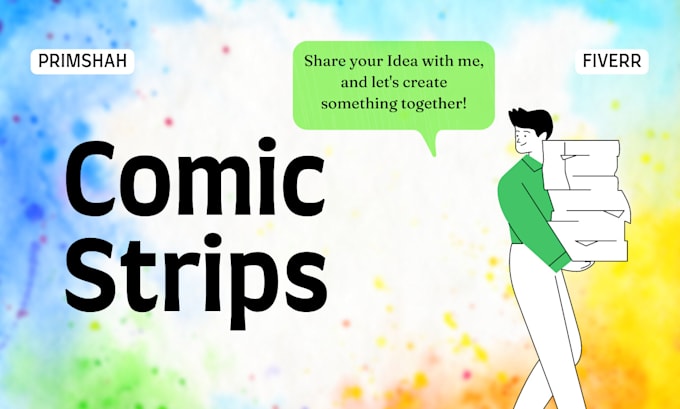 Convert your idea into customized comic strips by Primshah | Fiverr
