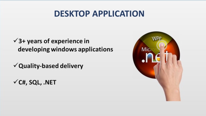 Create desktop application with database by Ahmad_adeeb_289 | Fiverr