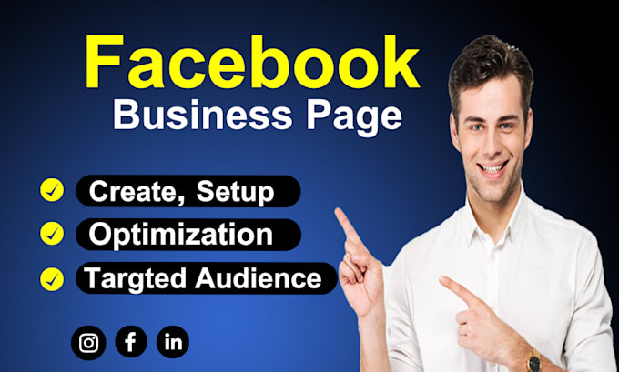 Facebook business page create,setup,and optimize organically by ...