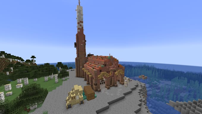 Build any minecraft structure you want by Gio_donf | Fiverr