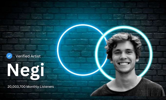 Design a spotify banner for your artist profile by Bytesaint | Fiverr