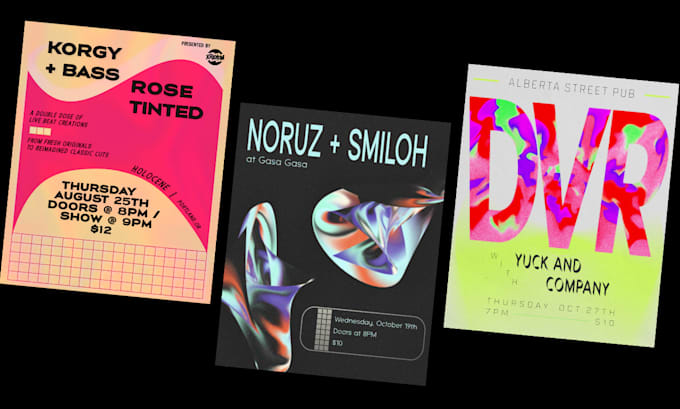 Design a show or tour poster for social media by Radio_baba_ | Fiverr