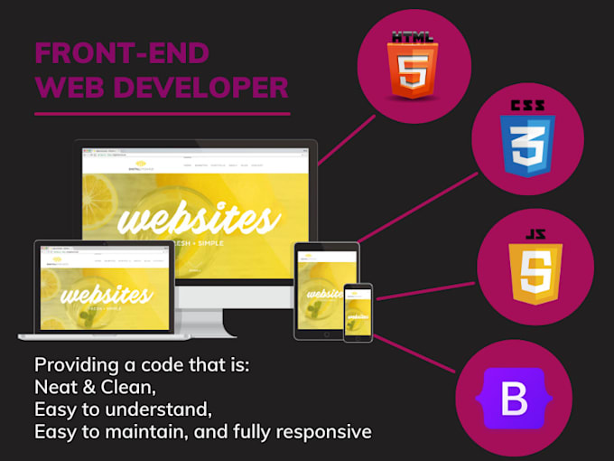 Provide front end web development service by Neil0904 | Fiverr
