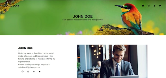 Create a responsive website with html css for your ideas by Nikopra ...