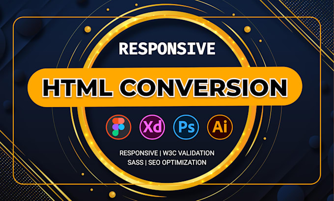 Convert figma to html, psd to html css responsive website design by Makersstack | Fiverr
