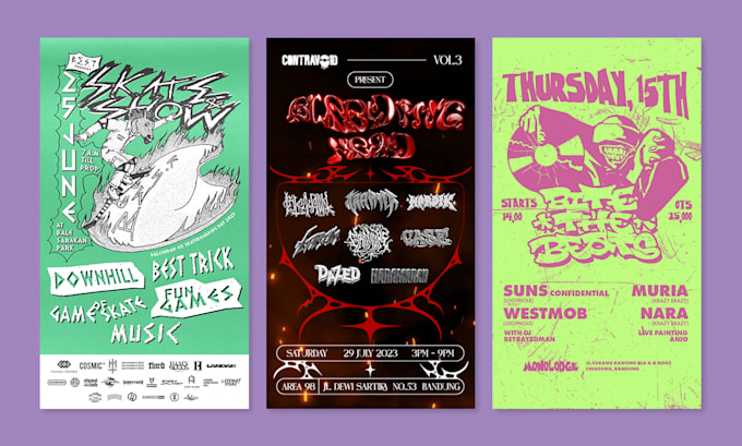 Design a poster for your event, product, band album cover by Aliminiums ...