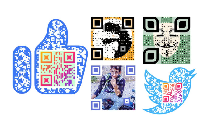 Design custom qr code generator with logo in few hours by Gfx_expert92 ...