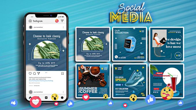 Design eye catchy social media posts and creative ads by Design ...