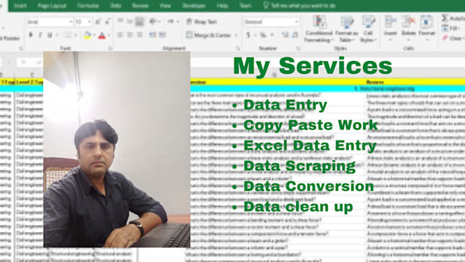 Do data entry, excel spreadsheet, data scraping, and mining by Digimarketor01 | Fiverr