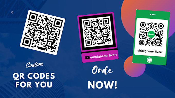 Design qr code within 2 hours for your requirement by Eirisighemr | Fiverr