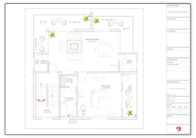 Create architectural floor plan for real estate agent in autocad by ...