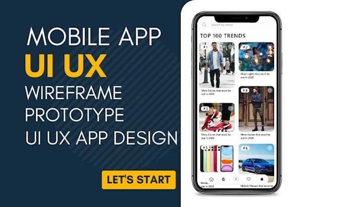 Do ui ux design for mobile apps by Morraq | Fiverr