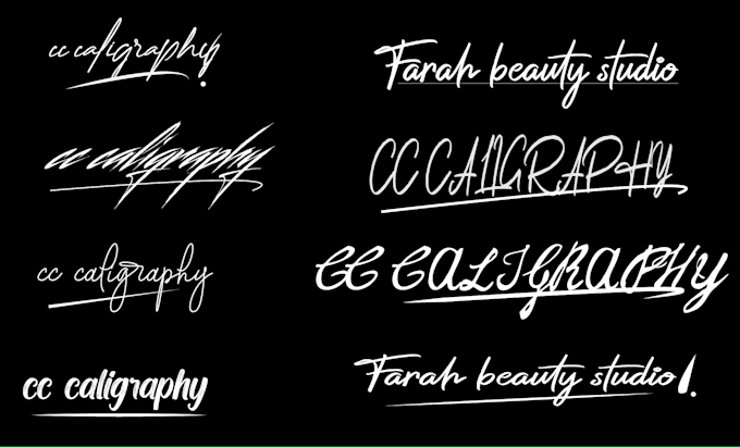 Do smart signature logo by Faxilakhan | Fiverr