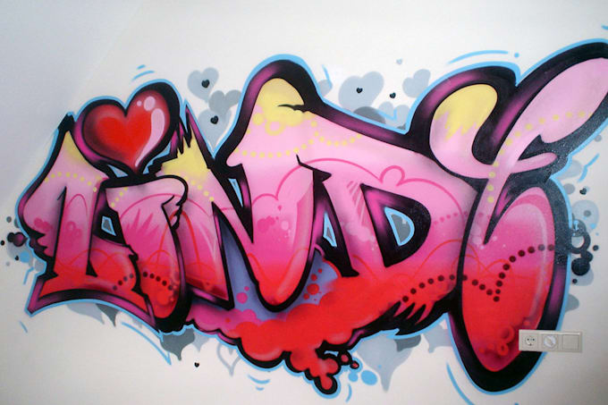 Draw a name in graffiti with detail by Krissila | Fiverr