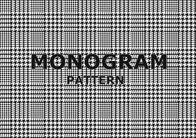 Design a unique seamless monogram pattern for your brand by Xiuyuanchen ...