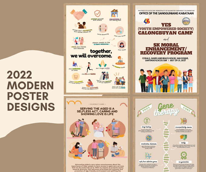 Design eye catching digital posters for 24 hrs by Reimartistic | Fiverr