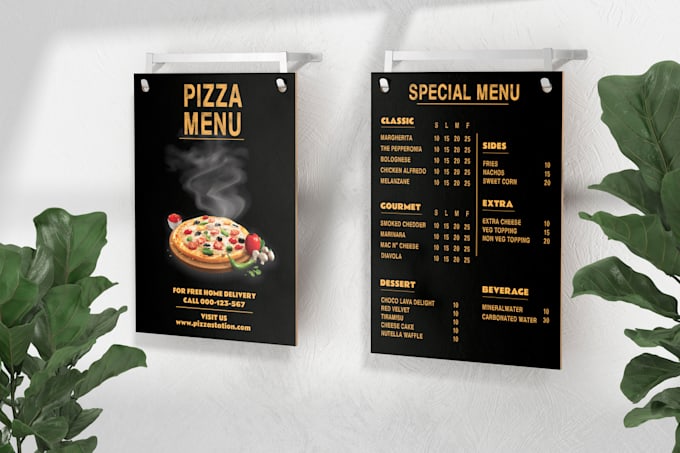 Create professional and unique restaurant food menu, drinks menu and ...