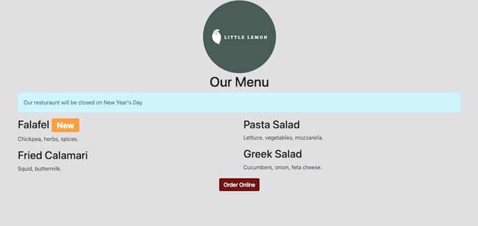 Create a front end website by Code_preet | Fiverr