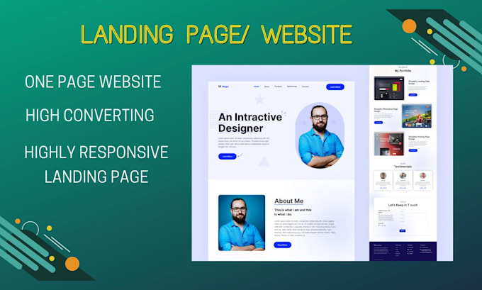 Create modern high converting landing page or squeeze page design by Dbrohtech | Fiverr