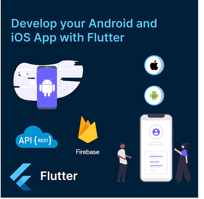 Develop hybrid mobile app and web using fluttertechnology by Maulikn | Fiverr