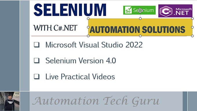 Create small automation solutions for automation testing by ...