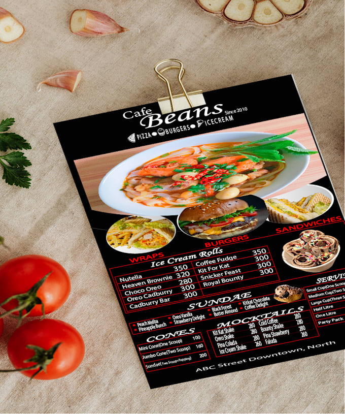Do menu design, food menu, restaurant, cafe menu, digital menu by Sidd ...