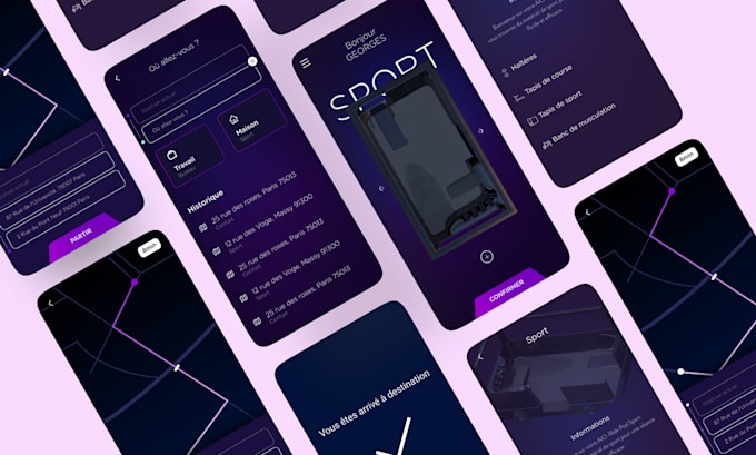 Design your mobile and tablet ux ui design by Mathismelchor | Fiverr