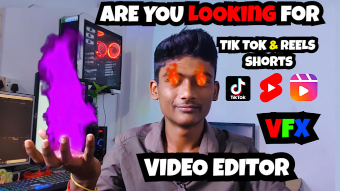 Edit tiktok videos reels and youtube video editors with vfx, captions by Maran_editz | Fiverr