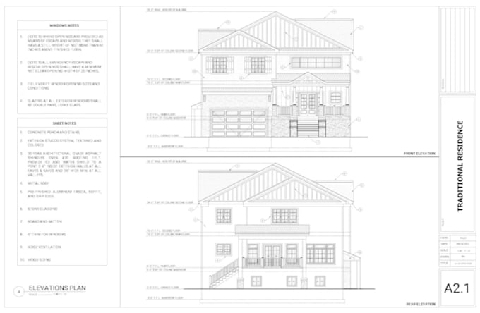 Design perfect architectural drawing set in autocad by Taneeshus | Fiverr