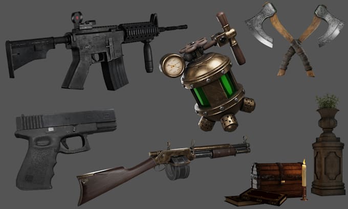 Create game ready 3d assets for your ue or unity project by Yannis_14 ...