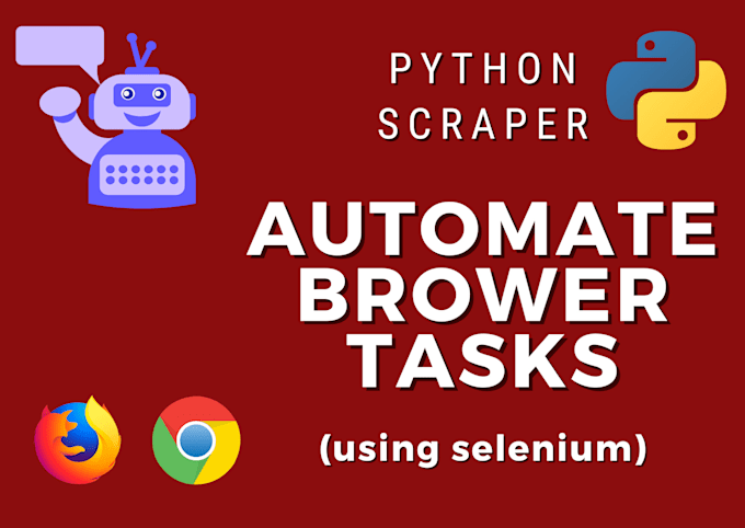 Code your automated browser scraper using selenium python by Kaaariim ... Code your automated browser scraper using selenium python by Kaaariim ...