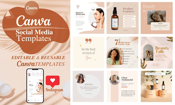 Design customizable canva templates for your brand promotion by The ...