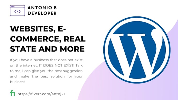 Create your website or a virtual store for your business by Antoj21 ...