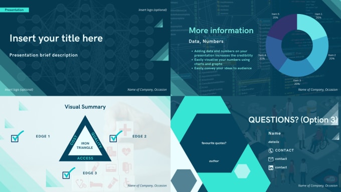 Design captivating presentation slides for professional use by Zcsia1 ...