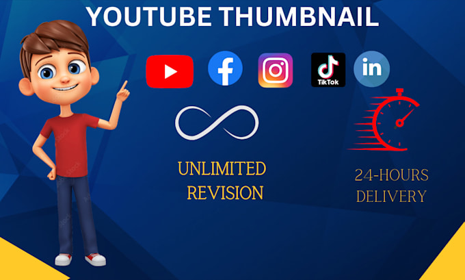 Design a unique and attractive youtube fb thumbnail by Faizankhan12124 ...