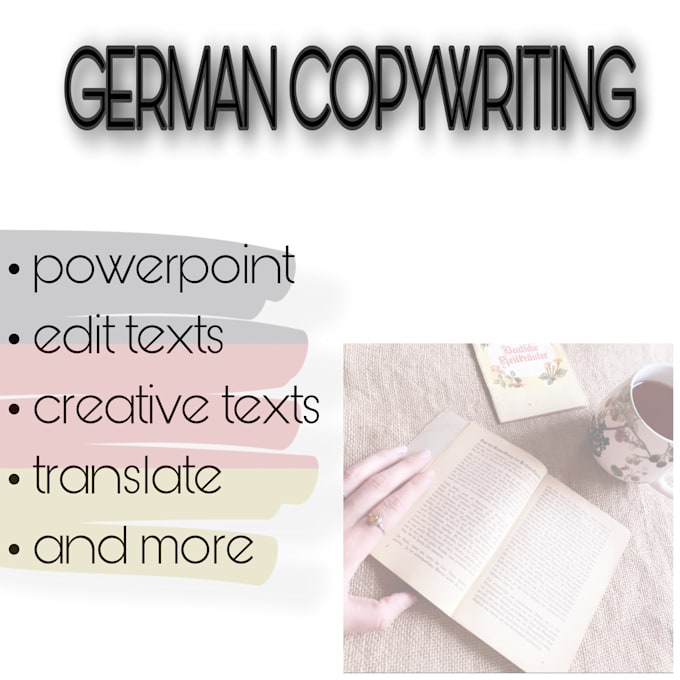 Write your text in german by Inga_happel | Fiverr