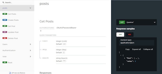 Develop a fastapi application by Leovigueraye | Fiverr