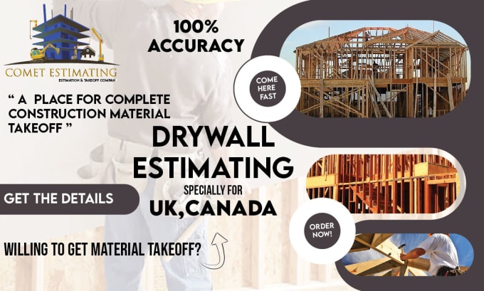 Do drywall material takeoff and cost estimation of construction ...