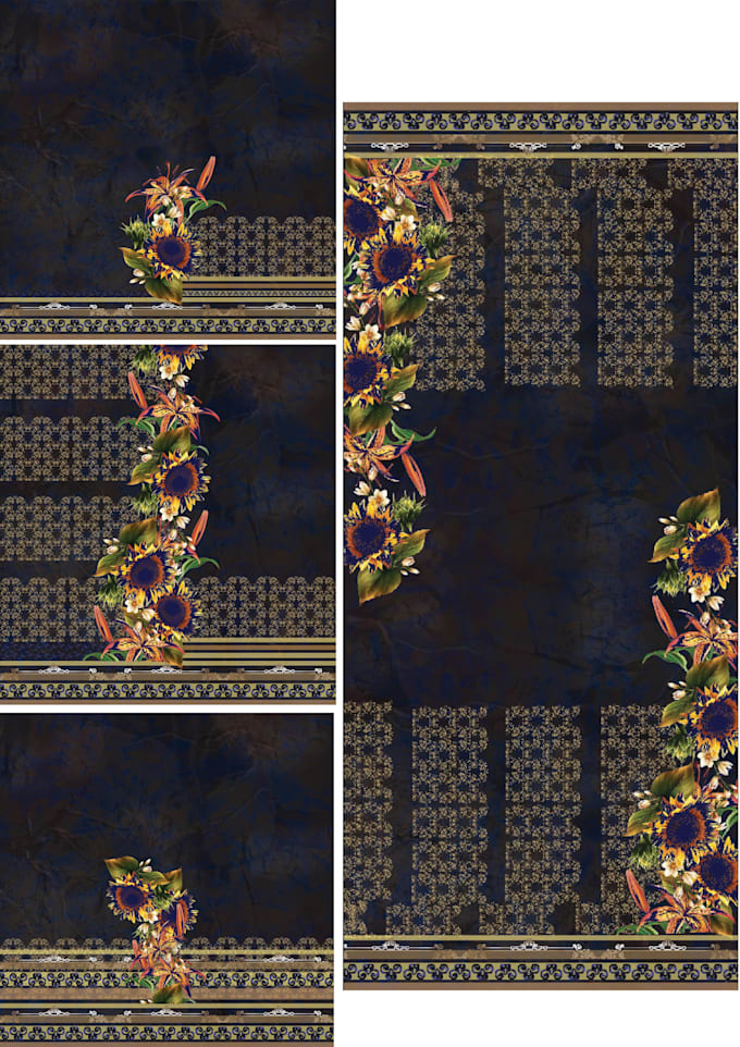 Design seamless, repeat pattern for your fabrics by Meera54 | Fiverr