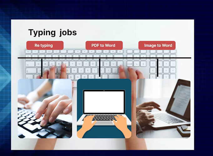 Do fast typing job, retype scanned documents, ms word typing by ...