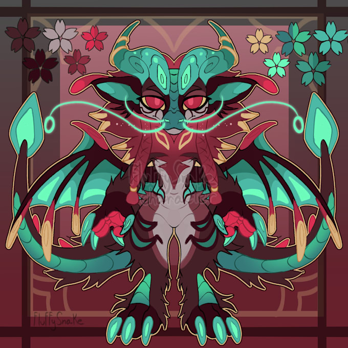 Draw ref sheet for your furry character by Danifluffysnake | Fiverr