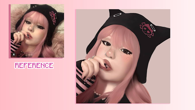 Draw a realistic pfp by Lukilumi2 | Fiverr